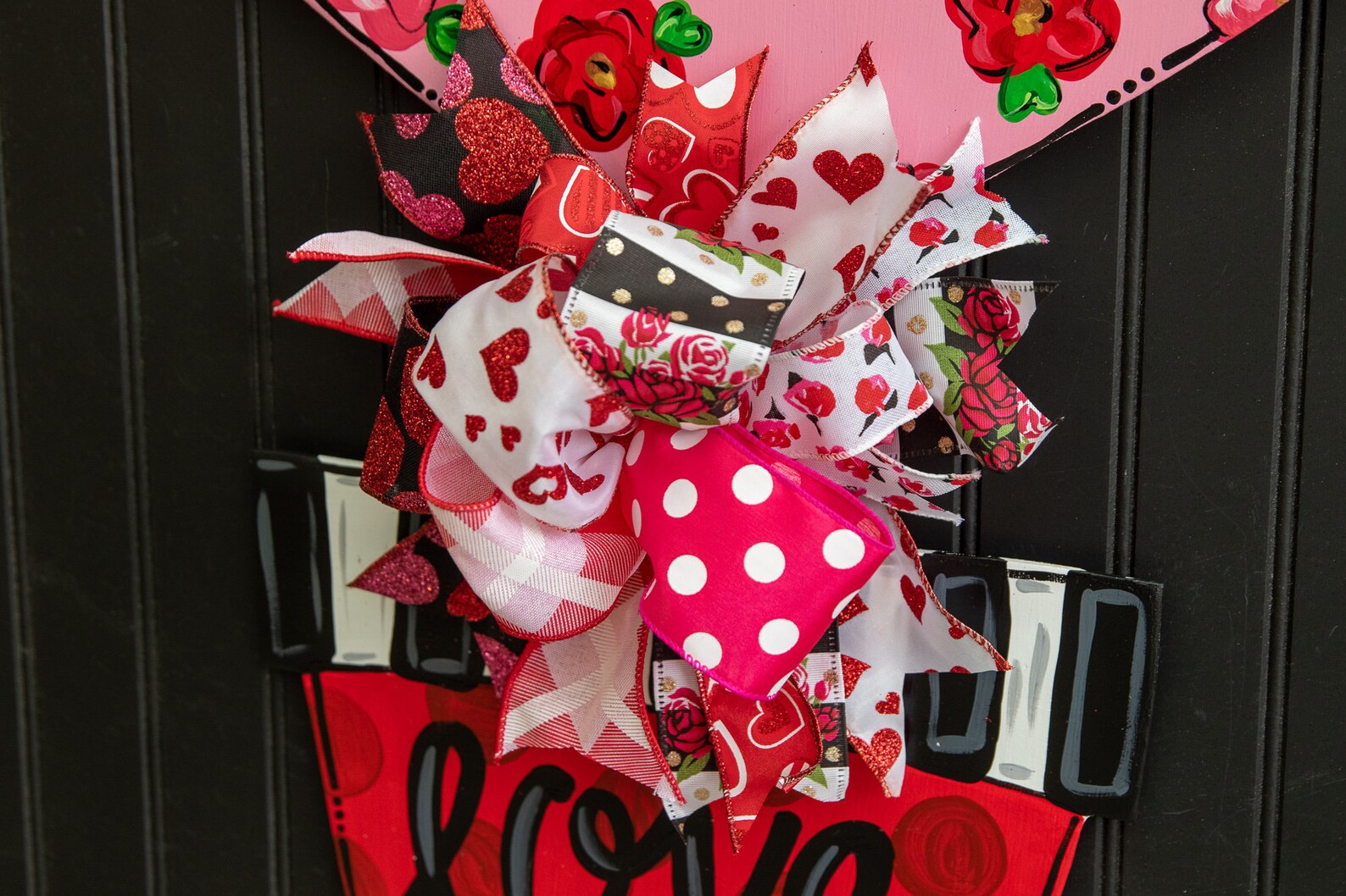 Heart Door Hanger Valentine's Day Door Hanger Wooden | Etsy