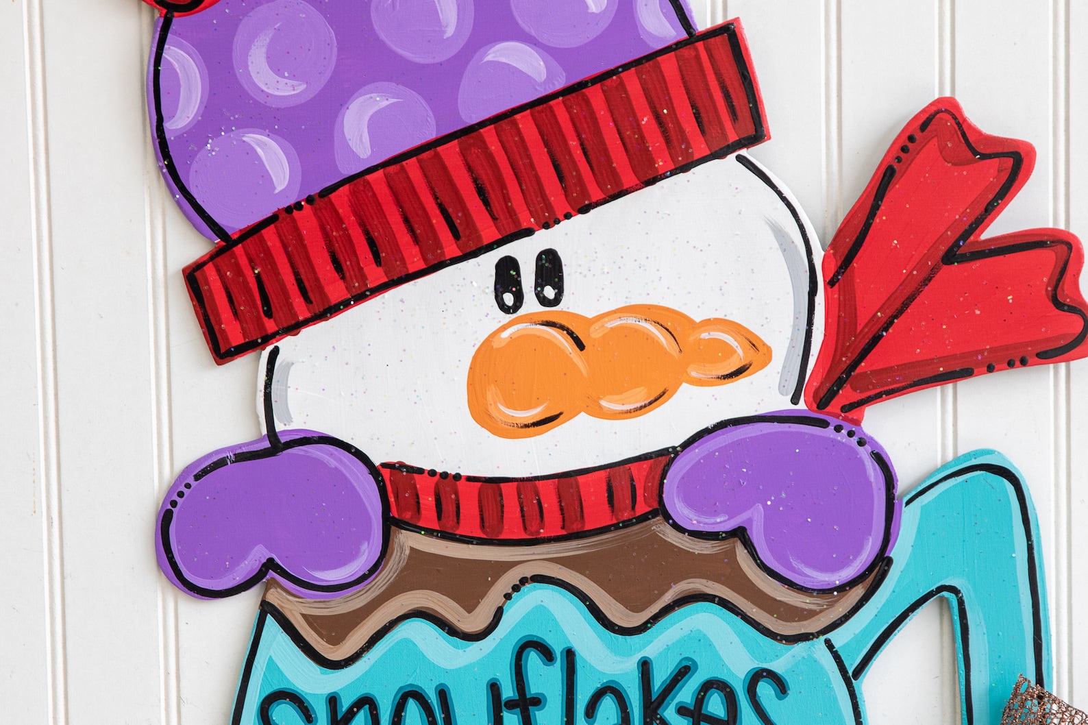 Snowman Door Hanger Winter Door Hanger Hot Cocoa Door - Etsy