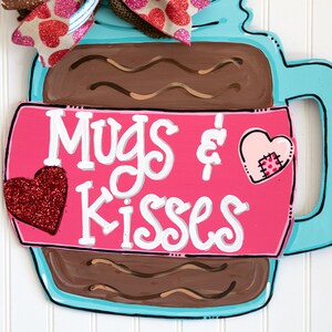 Valentine's Day Door Hanger, Winter Door Hanger, Hot Cocoa Door Hanger ...