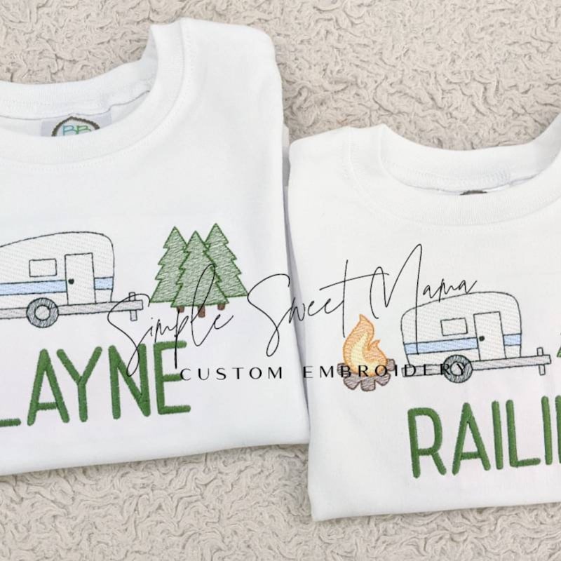 Embroidery Camping - Etsy