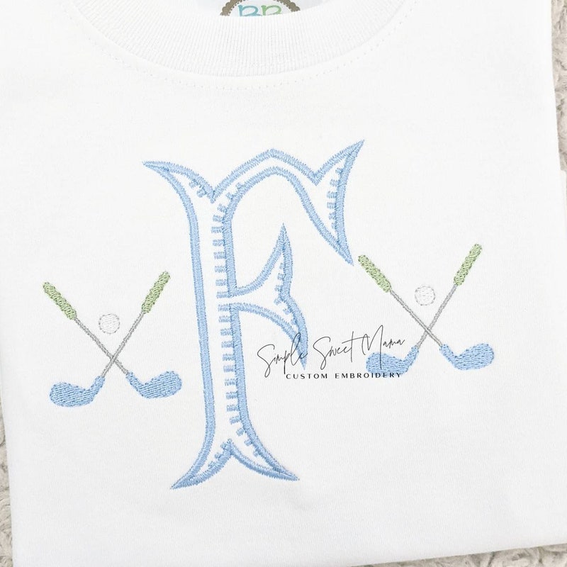 Golf Embroidery Designs - Etsy