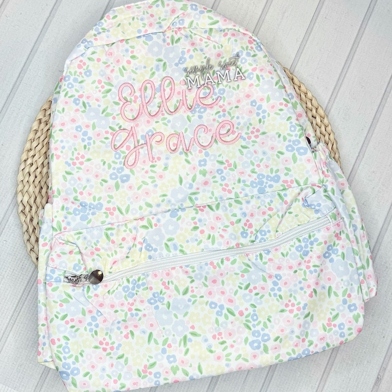 Floral Backpack - Etsy