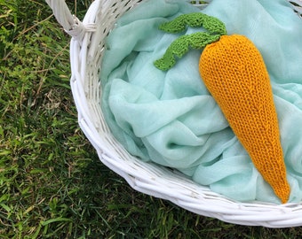 Carrot Knitting PATTERN Amigurumi Knit Carrot PDF Easter - Etsy