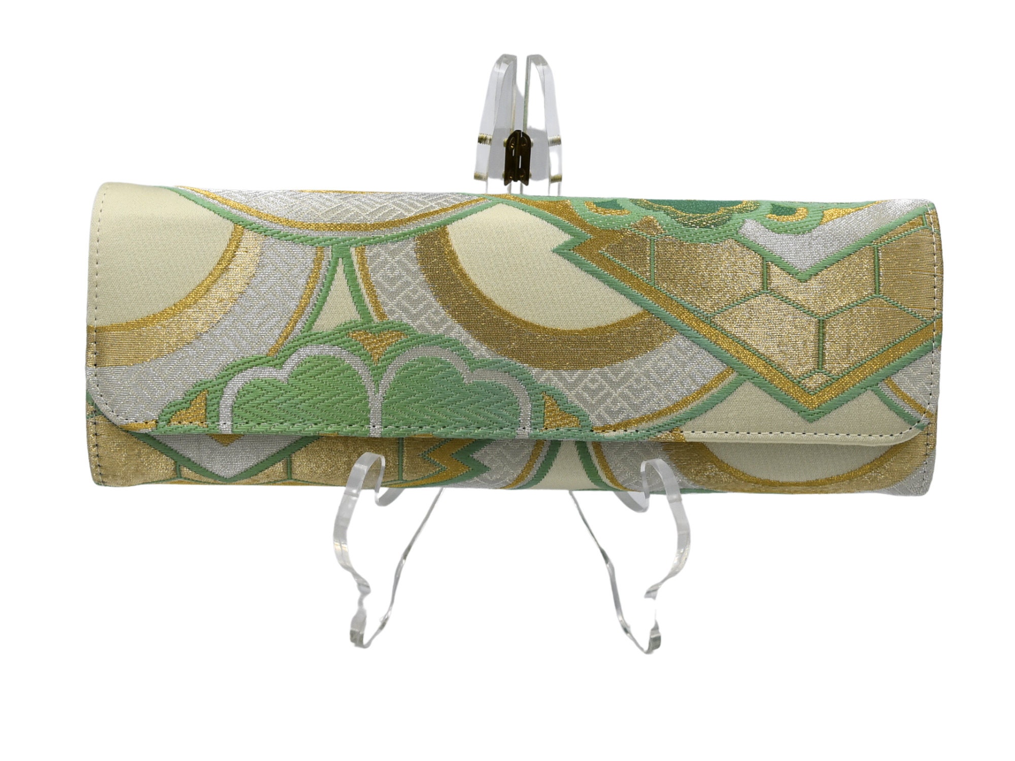 Immerse in Japanese Elegance: Handcrafted Vintage Fukuro Obi Evening ...