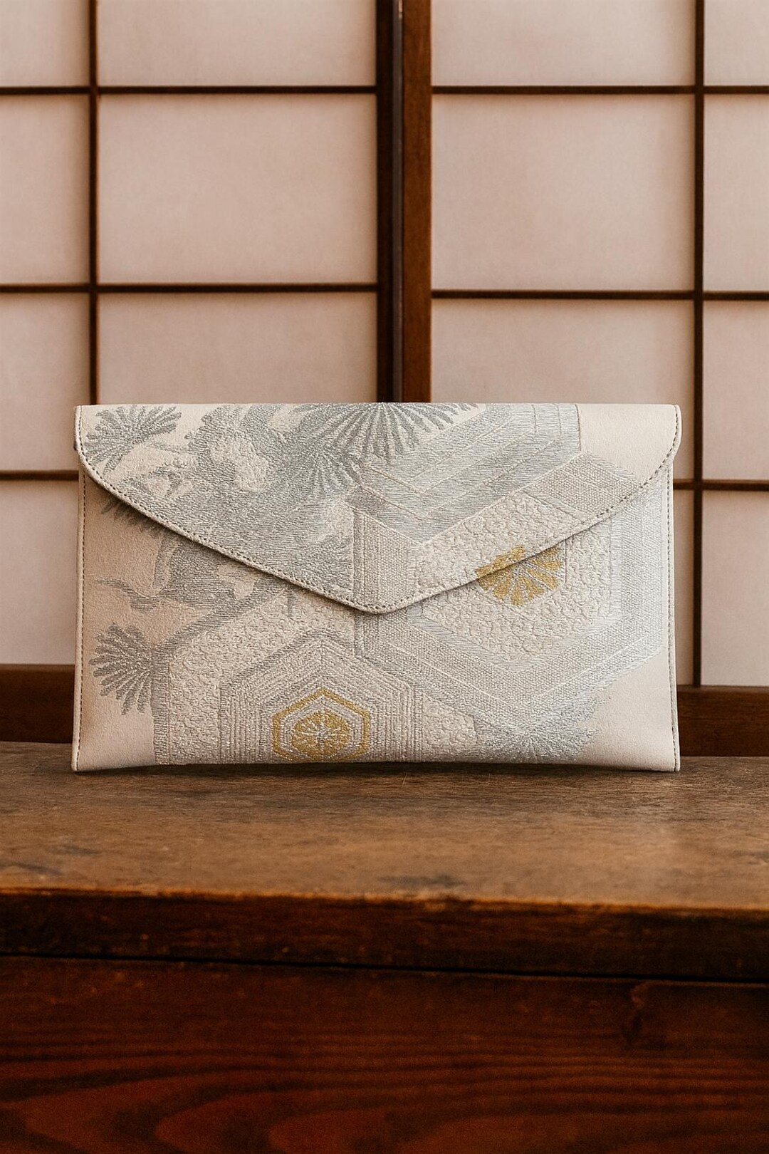 Handcrafted Vintage Japanese Fukuro Obi Envelope Clutch – Perfect ...