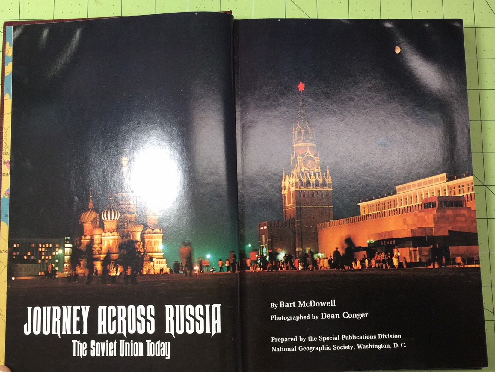 Journey Across Russia the Soviet Union Today by Bart McDowell 1st ...