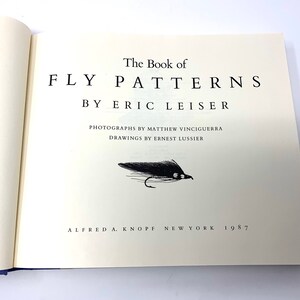 The Book of Fly Patterns by Eric Leiser~1987~first Edition~very Good ...