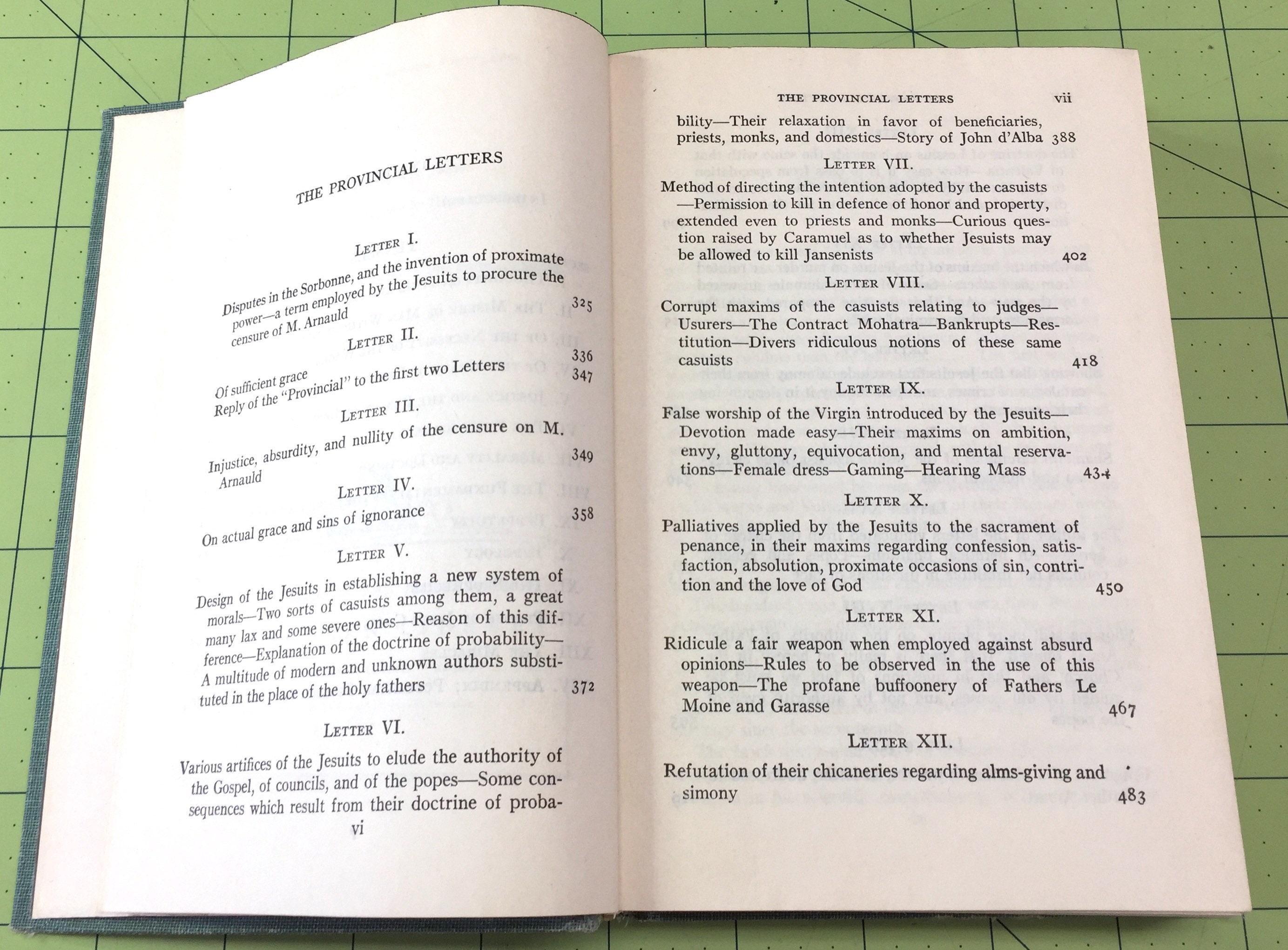 Pensees and The Provincial Letters by Blaise Pascal (1941) from the ...