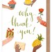 Why Thank You Greetings Card Gifts and Presents Thank You - Etsy