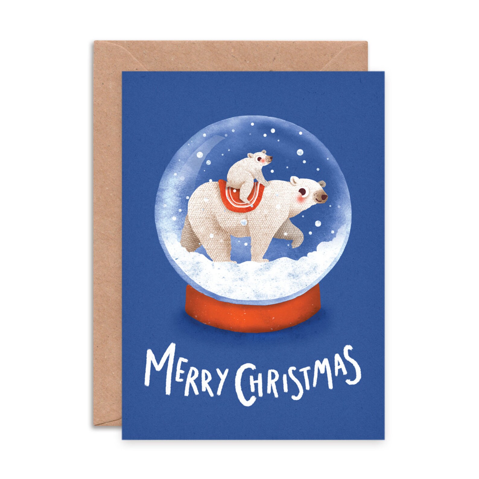 Snow Globe Christmas Card Pack | Illustrated Holiday Multipack of 8 ...