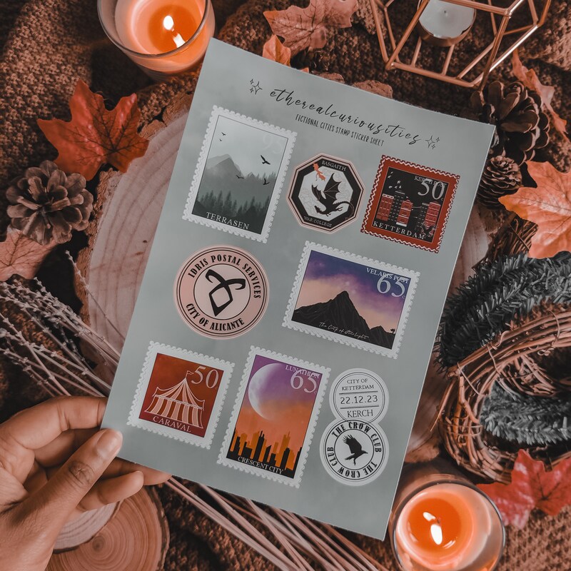 Stamp Stickers - Etsy