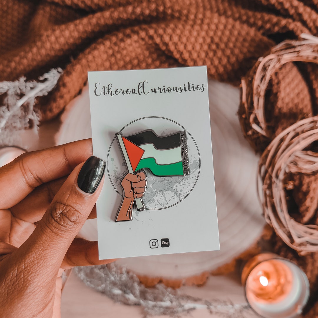 Free Palestine Enamel Pin 100% DONATED to PCRF - Etsy