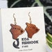 Hawaiian Islands Big Island Earrings U'I Collection Earrings - Etsy