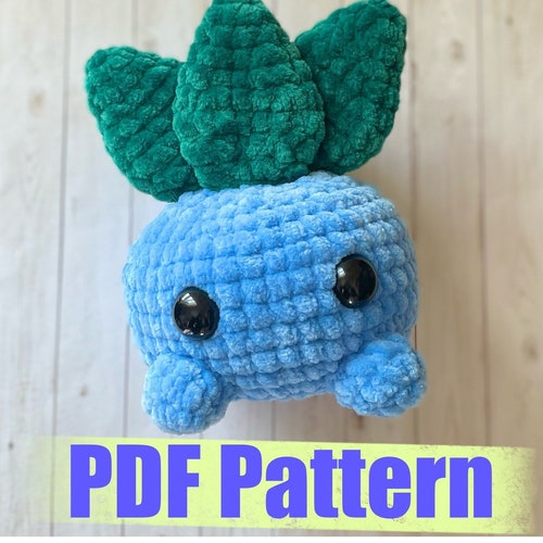 Blue Radish Monster Crochet Pattern PDF PATTERN ONLY - Etsy