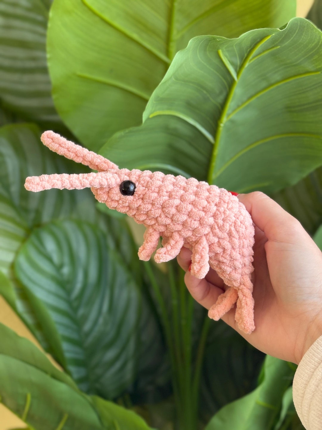 Prawn Plushies | Medium Shrimp Amigurumi - Etsy