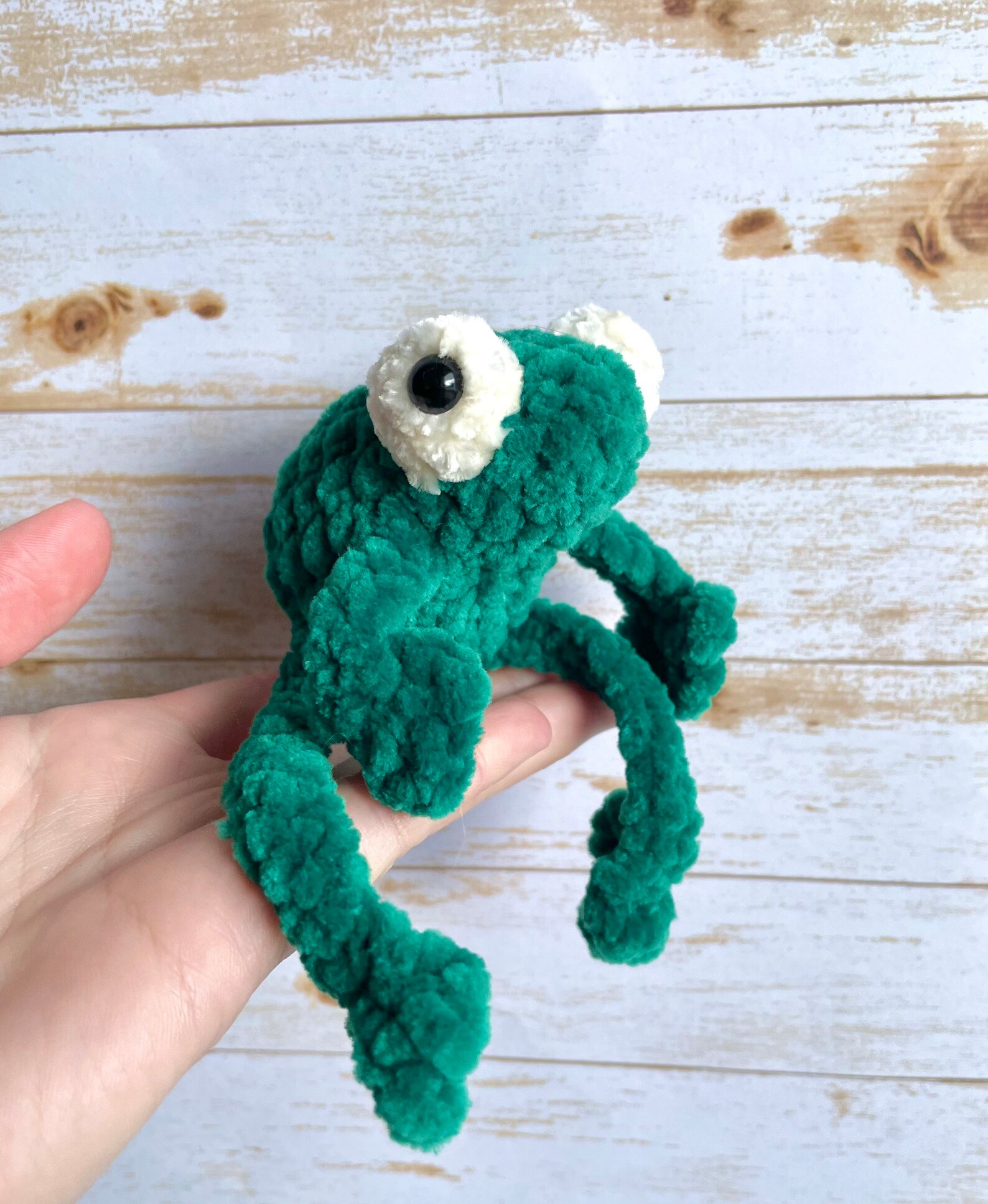 Googly Frog Crochet Plushie Froggy Amigurumi - Etsy