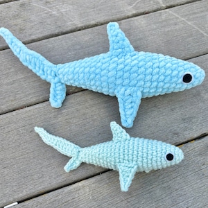 Thresher Shark Crochet Pattern | Anxious Shark Amigurumi PDF | LOW SEW ...