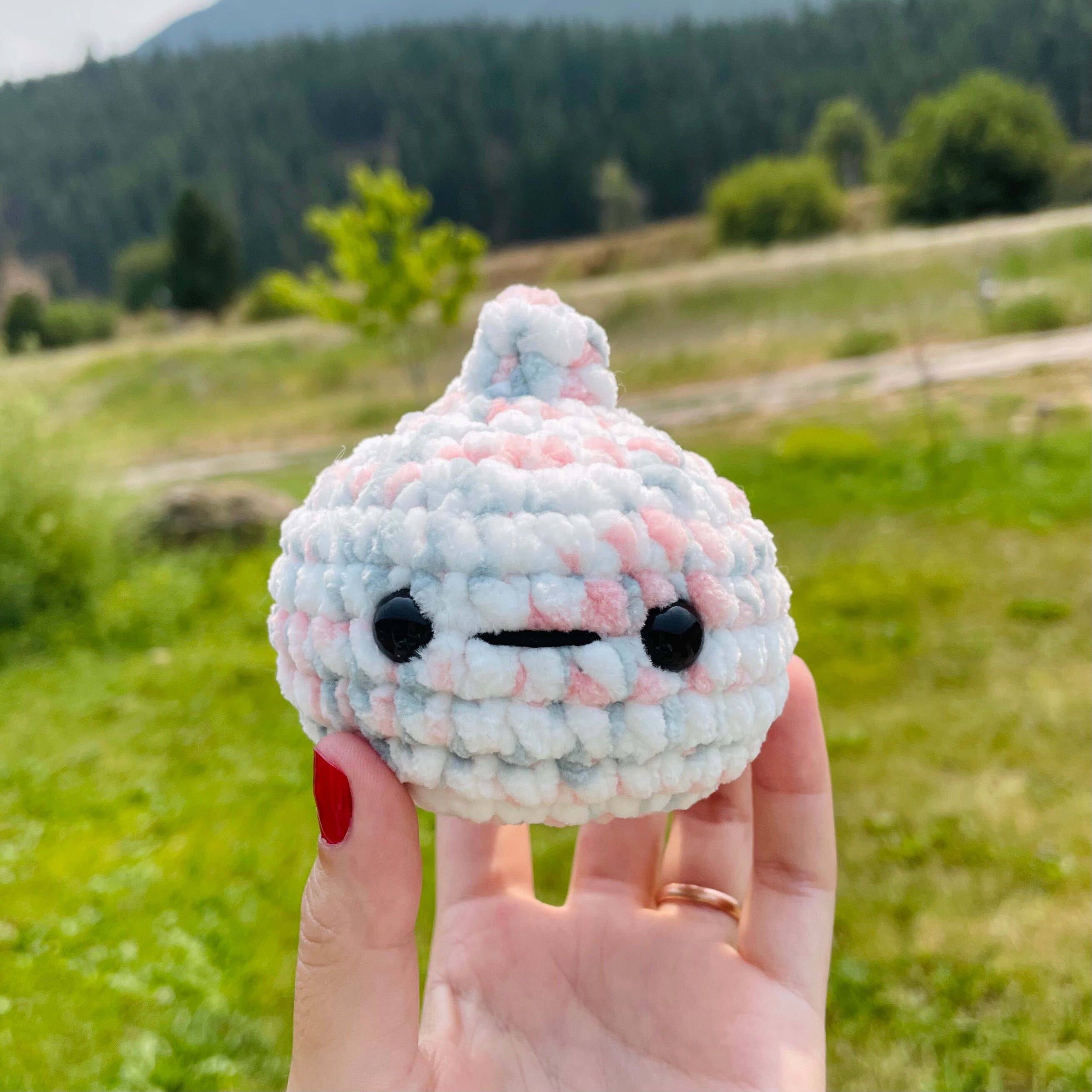 Squishy Stress Slime Crochet Anxiety Plush | Etsy