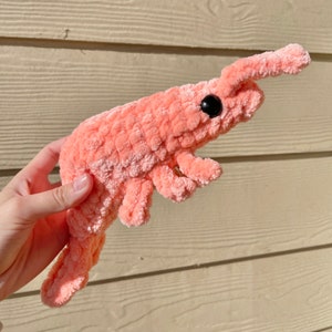 Prawn Crochet Plushies Jumbo Shrimp Amigurumi - Etsy