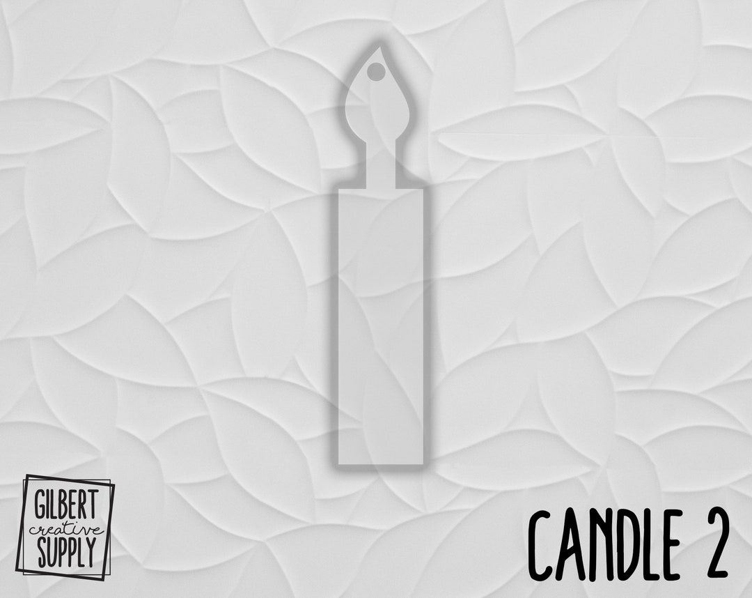 Candle Acrylic Blanks, Birthday Candle, Hannukah Candle, Vinyl Blank ...