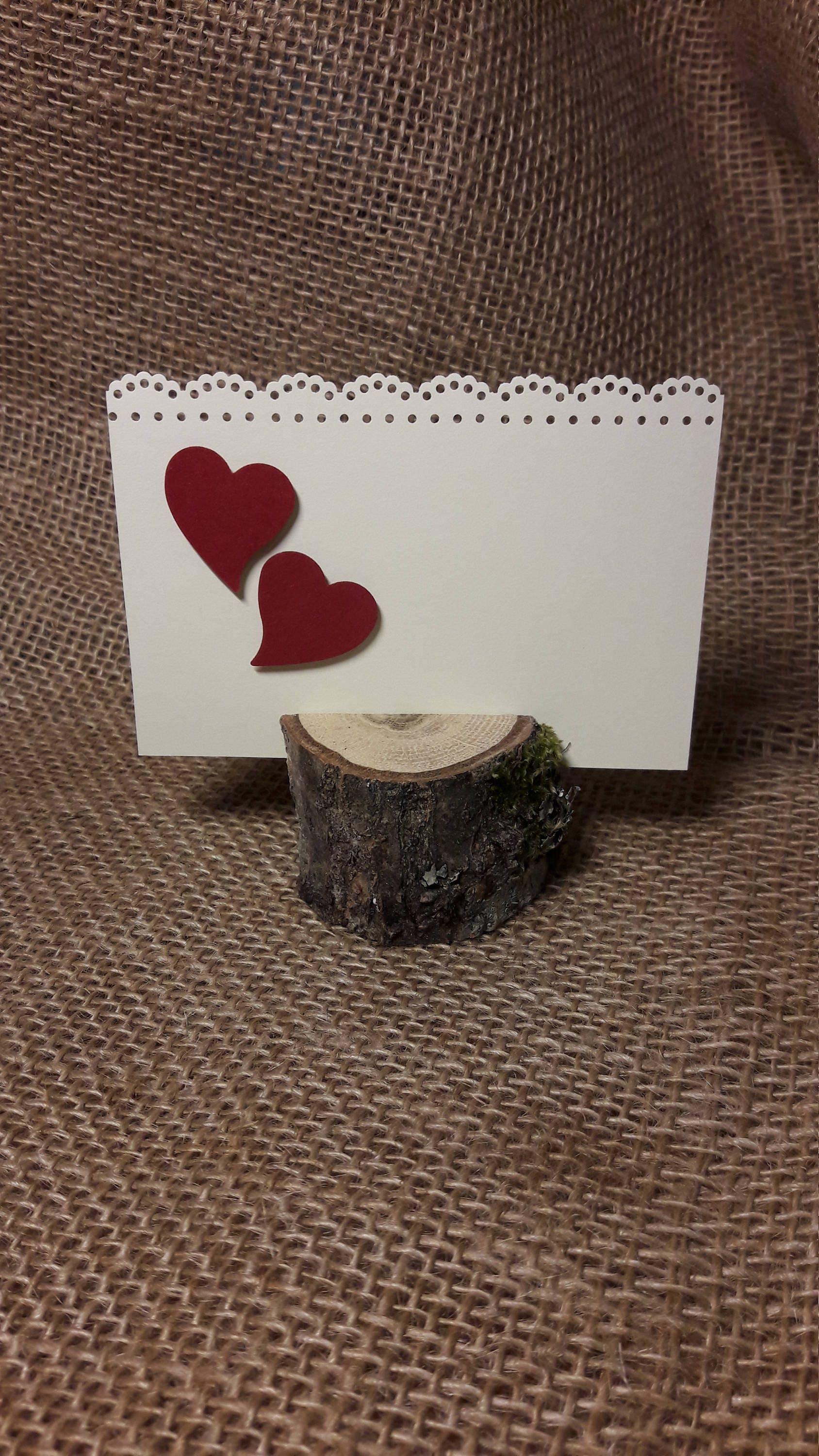 20 Rustic Wedding Table Card Holders Set 100% Handmade Natural Oak Wood ...