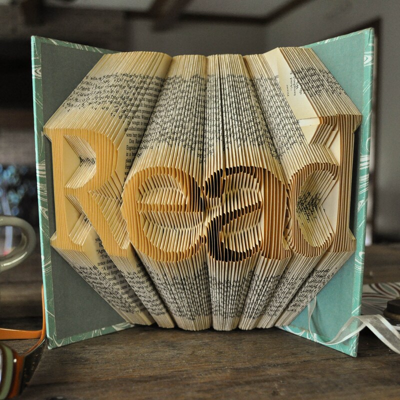 Folded Book - Etsy