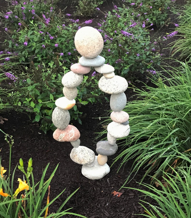 Large Beach Rock Garden Sculpture From Cape Cod (#704) SOLD OUT - Etsy