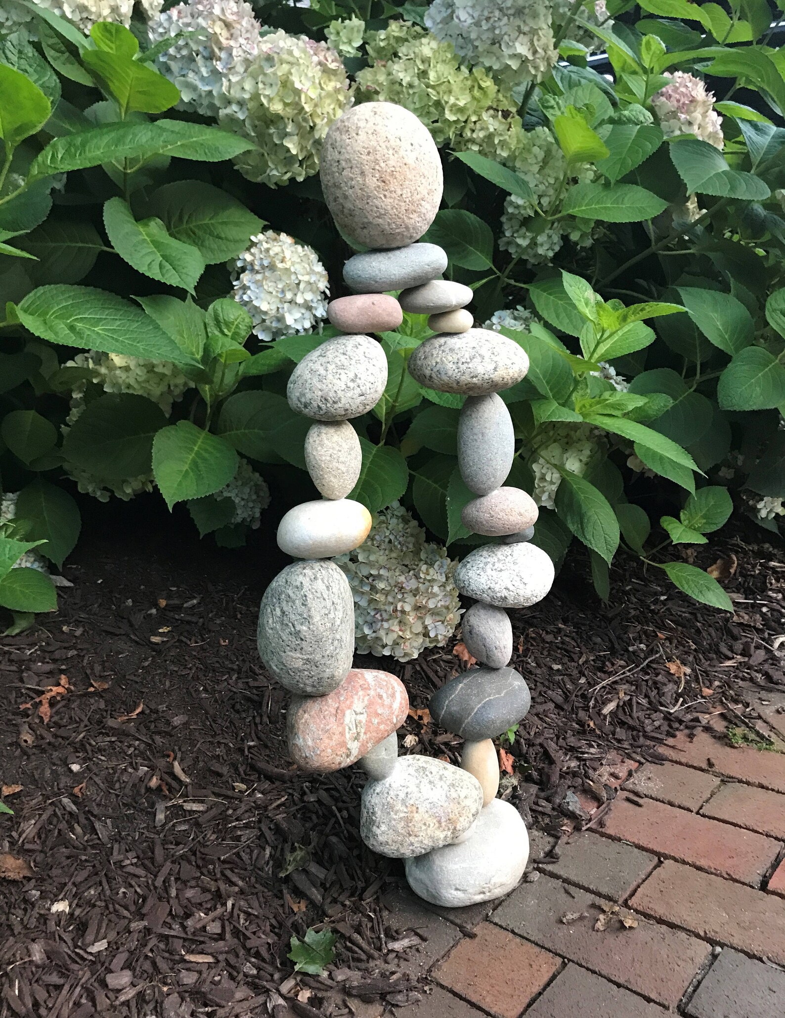 Large Beach Rock Garden Sculpture From Cape Cod (#704) SOLD OUT - Etsy
