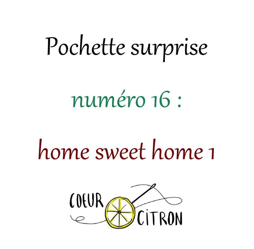 Surprise Bag Number 16: Home Sweet Home 1 - Etsy