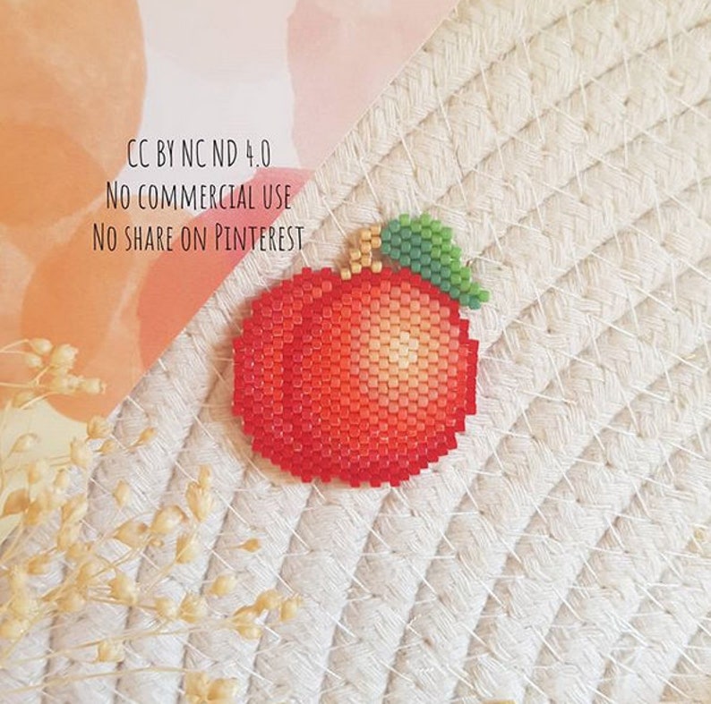 Lot of Four Giant Fruit Brickstitch Diagrams / Pack of Four Giant Fruit ...