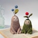 Needle Felted Vegetables Felted Beet & Carrot Figurines Cute Smiling ...