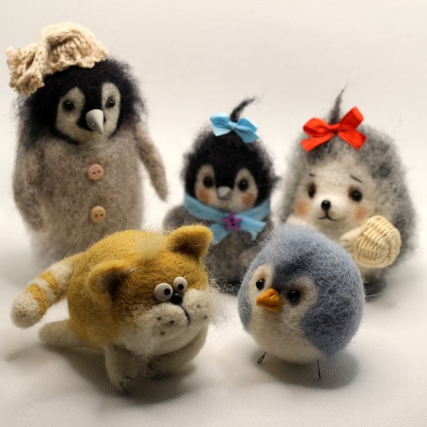 Felt Animals - Etsy