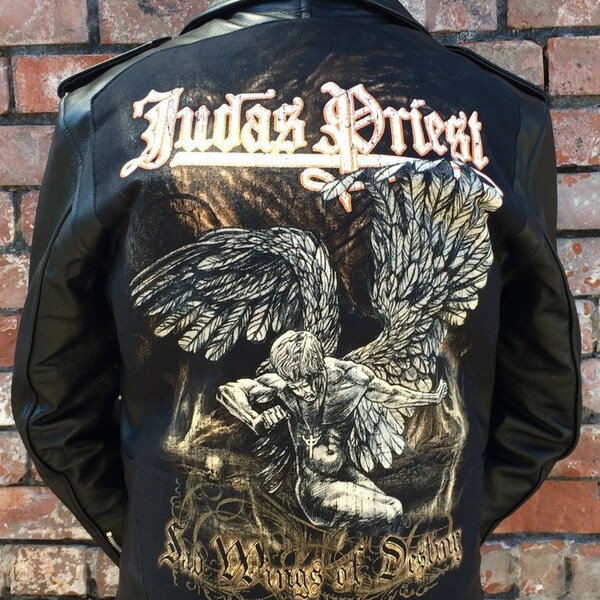 Judas Priest Leather Jacket - Etsy