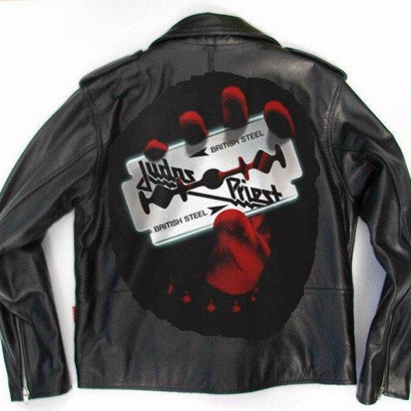 Judas Priest Leather Jacket - Etsy