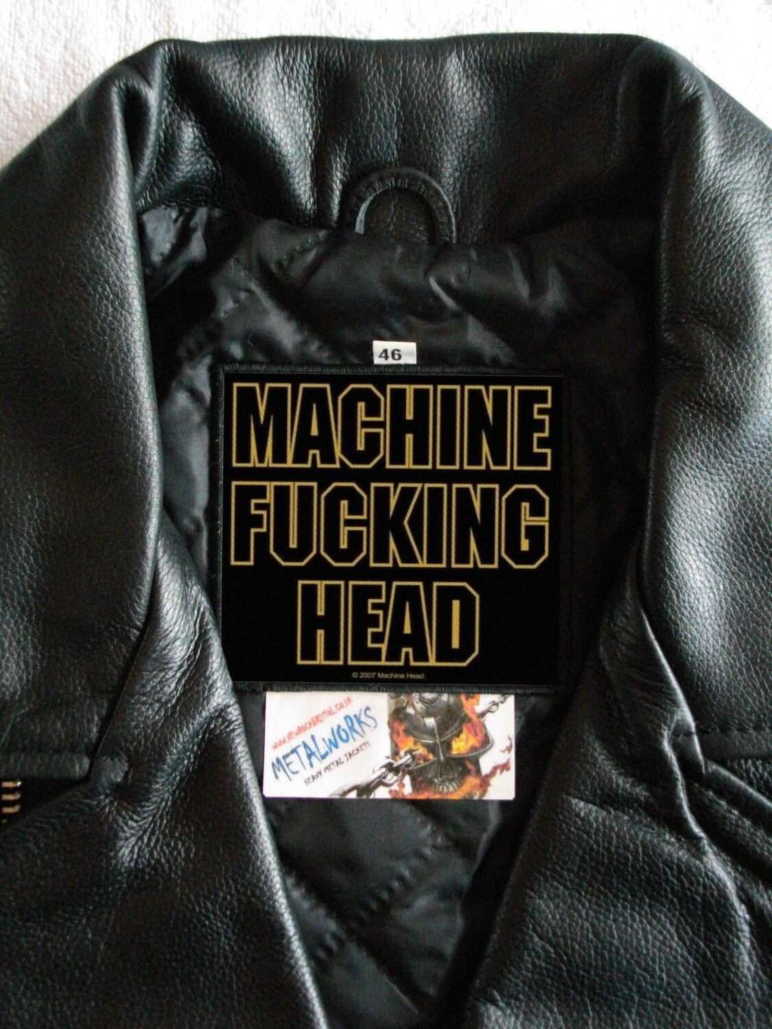 Metalworks Machine Head 'imperium' Leather Jacket - Etsy UK