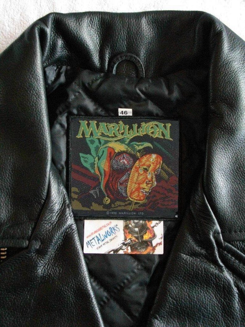 Metalworks Marillion 'script for A Jesters Tear' Leather Jacket - Etsy
