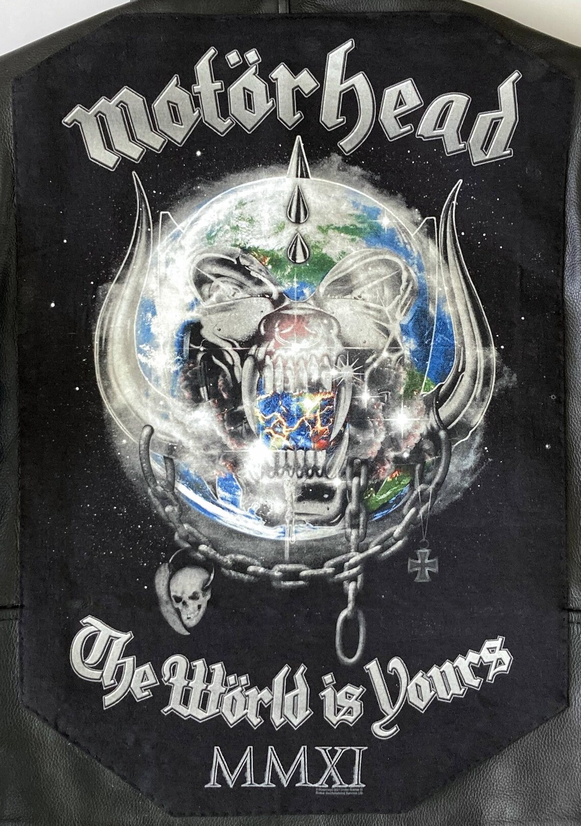 Metalworks Motorhead 'the World is Yours' Leather Jacket - Etsy UK