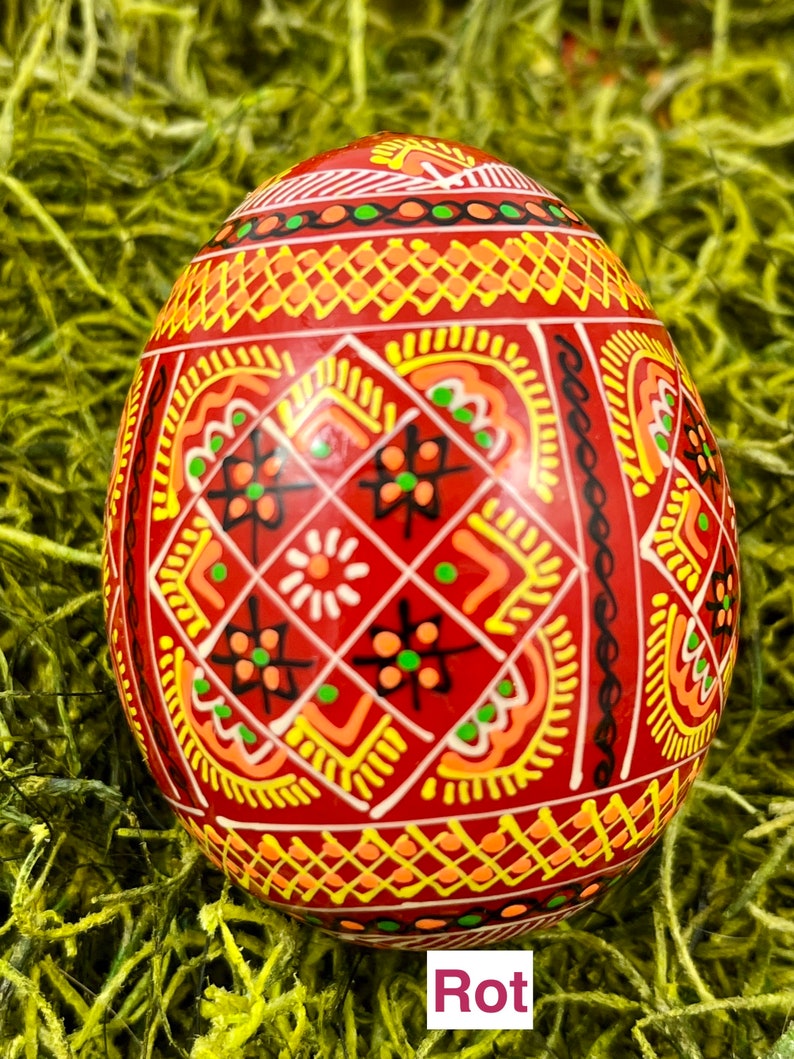 Wooden Eggs - Pysanky - Easter Egg - Easter Egg Paint - Wooden Eggs - Wooden Eggs - Hand-painted ...