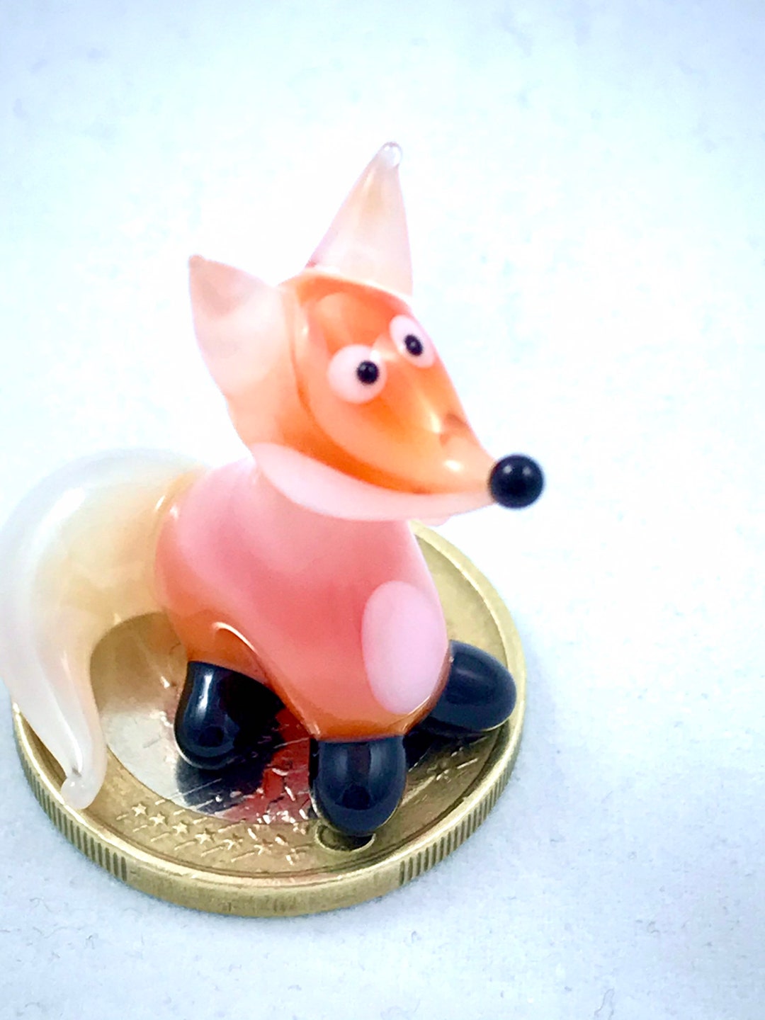 Fox Mini 2 - Glass Figure - Miniature Fox - Fox Made of Glass - Mystic ...