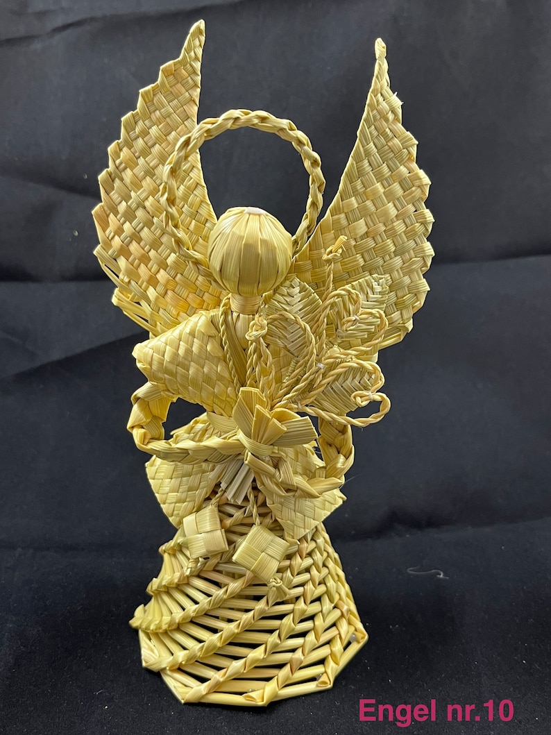 Straw Angel - Standing - Christmas Angel - Christmas Tree Ornament ...