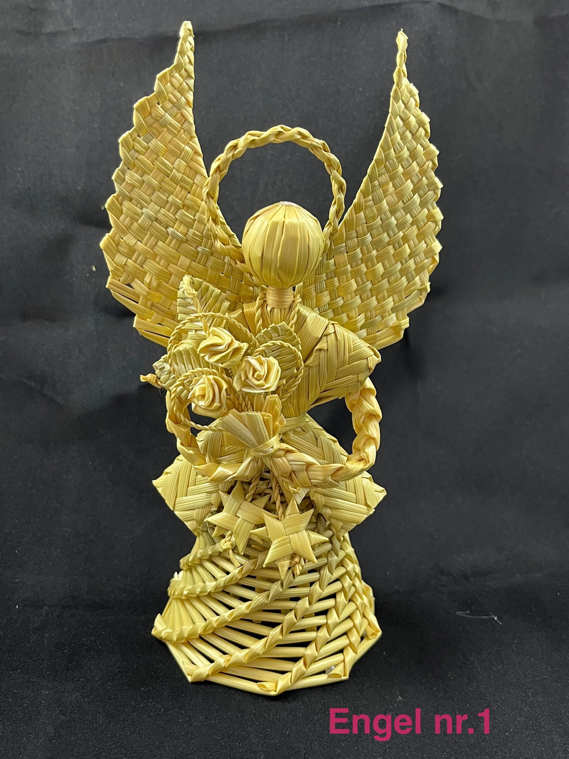 Straw Angel - Standing - Christmas Angel - Christmas Tree Ornament ...