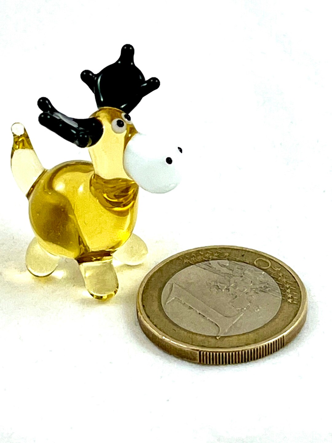 Moose Mini Miniatures Moose Glass Figure Moose Glass Figures Glass ...