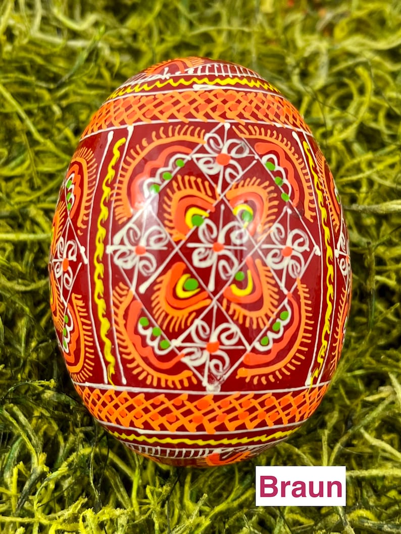 Wooden Eggs - Pysanky - Easter Egg - Easter Egg Paint - Wooden Eggs - Wooden Eggs - Hand-painted ...