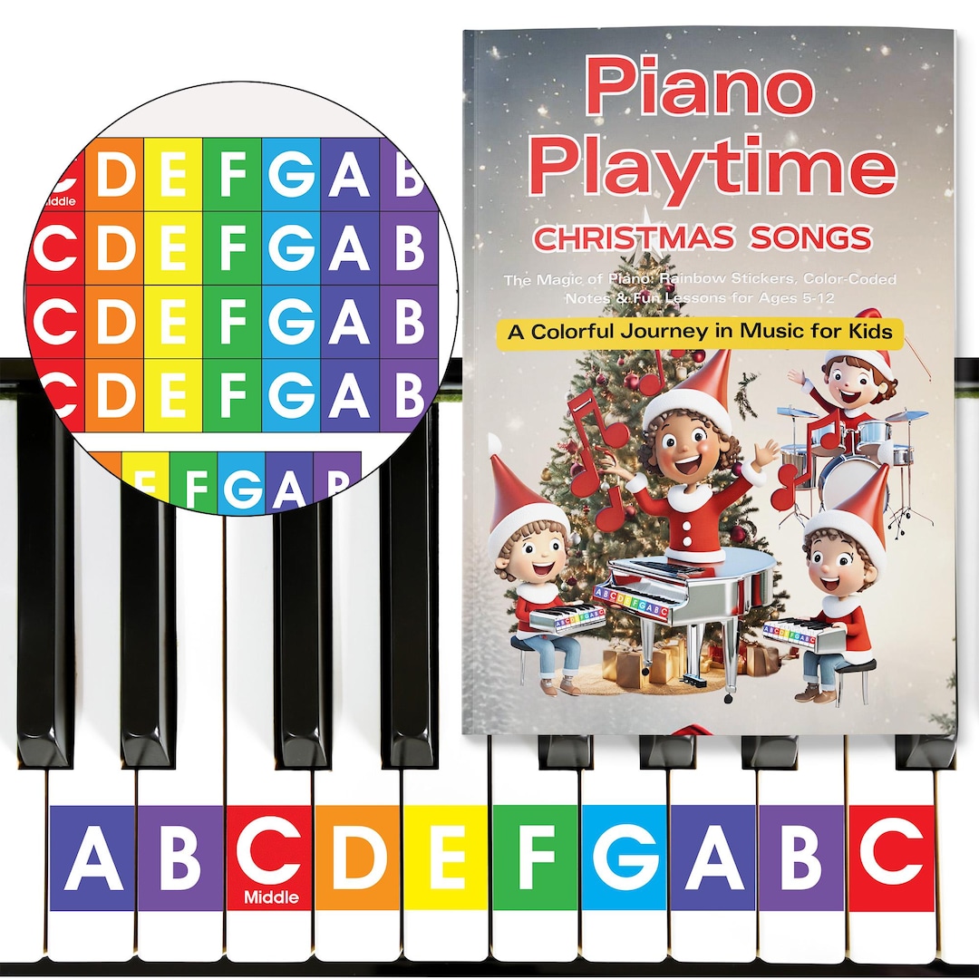 QMG Piano Playtime Christmas Beginner Piano Book for Children and ...