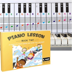 Piano Lessons Book2: A Complete Guide for Beginners (key Note Chart ...