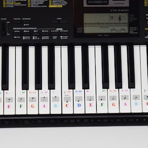 Piano Sticker for 61 Key Keyboards – Transparent and Removable - Etsy
