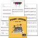 Color Piano & Keyboard Note Chart and Complete Color Piano Book 1 and 2 ...
