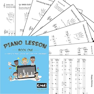 Piano and Keyboard Stickers and Complete Piano Music Lesson and Guide ...