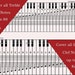 Piano and Keyboard Note Chart for 88 Keys, Use Behind the Keys, Ideal ...
