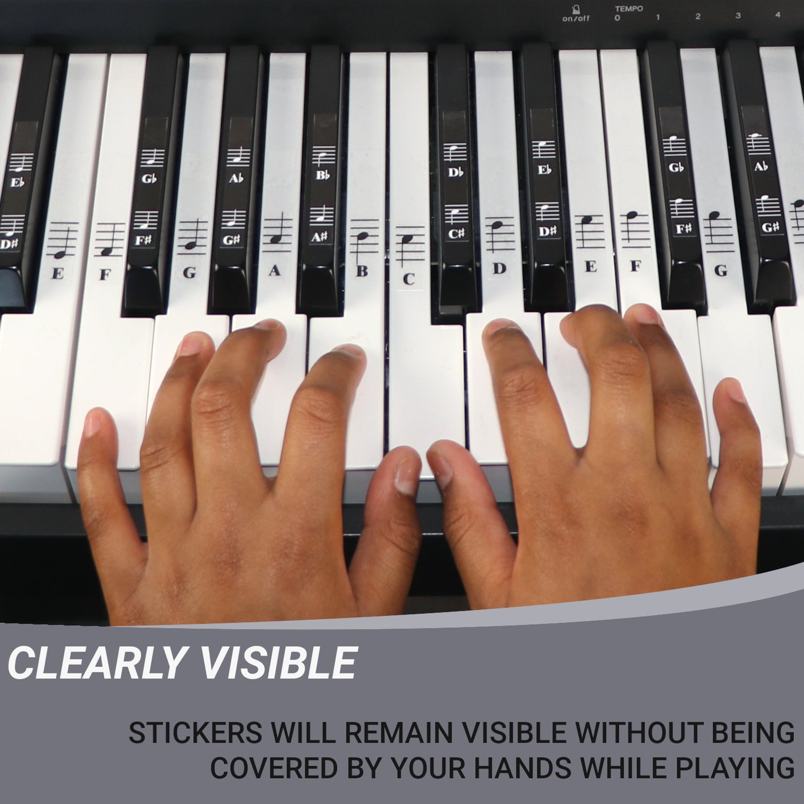 Piano and Keyboard Stickers and Complete Piano Music Lesson | Etsy